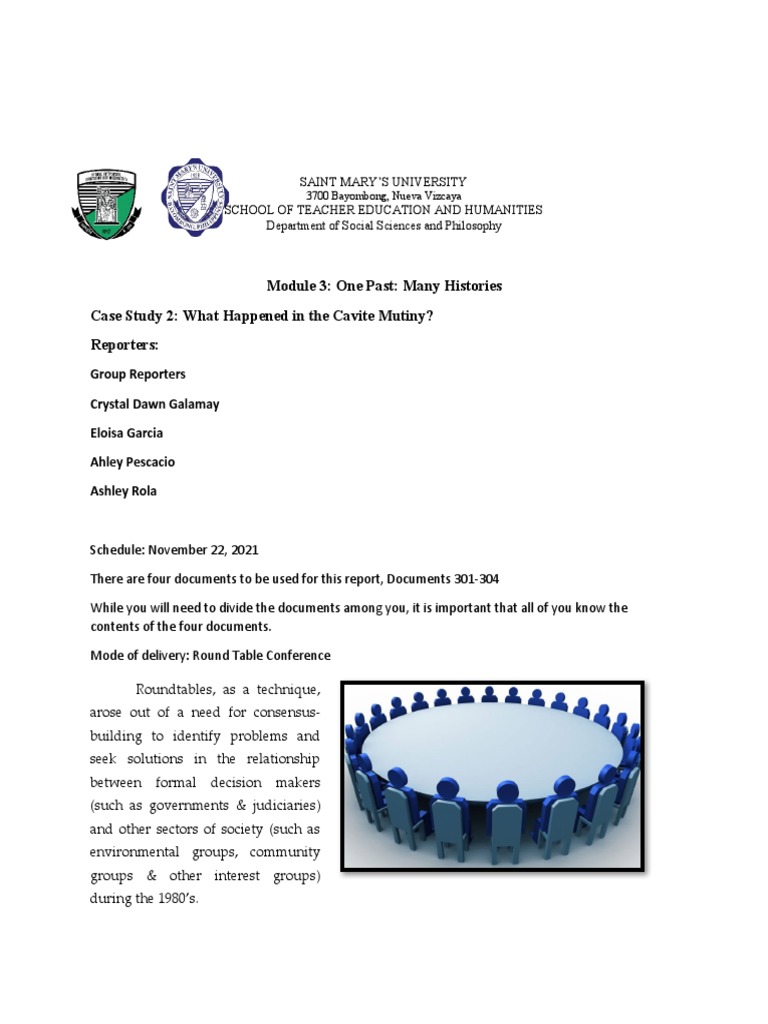 Case Study 2 The Cavite Mutiny | PDF