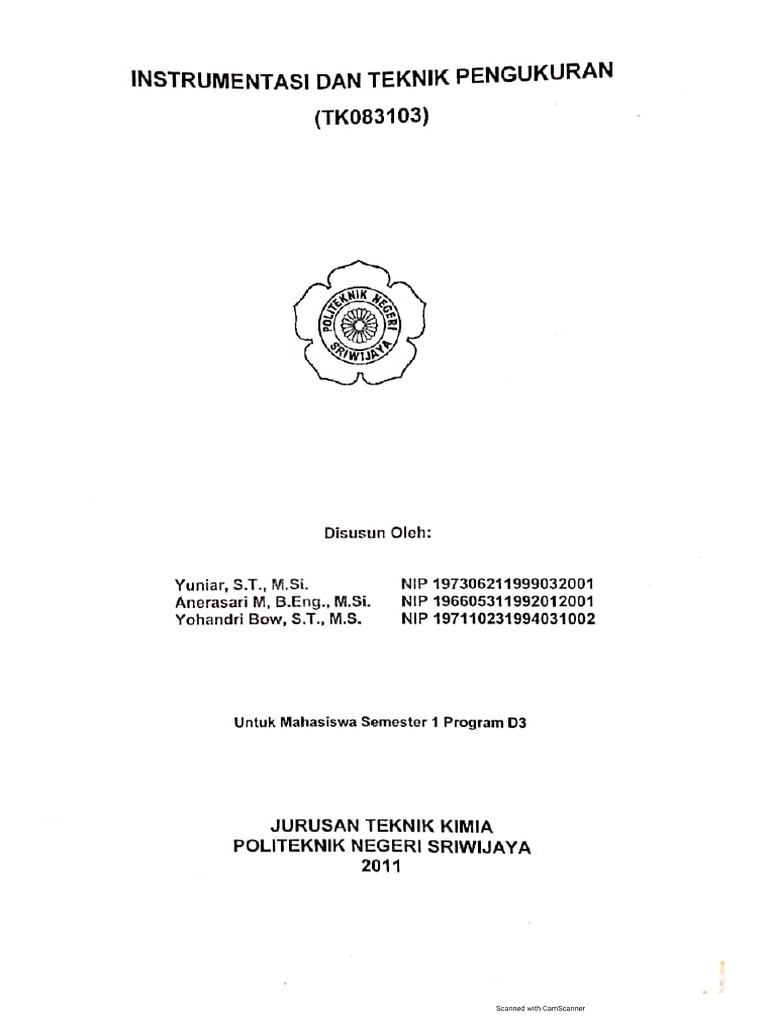 Bab 1 - Dasar Dasar Instrumentasi | PDF