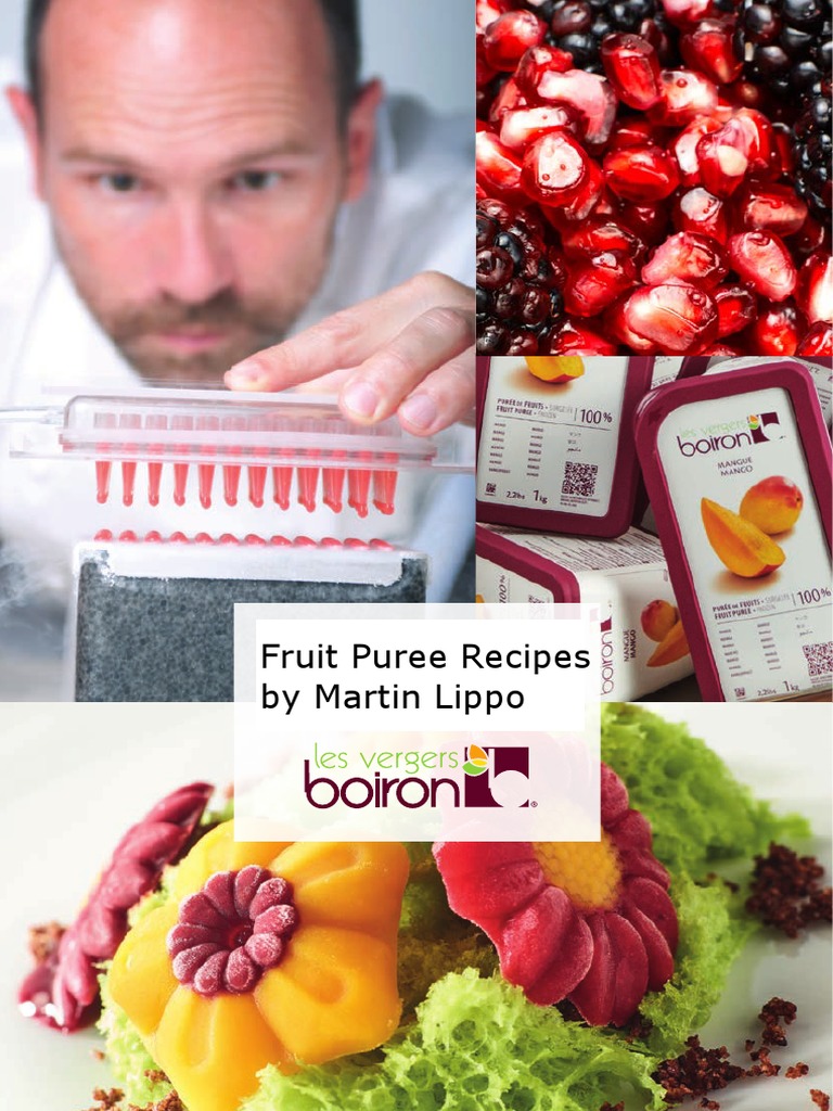 Pastry Pro Boiron Fruit Puree Recipes | PDF | Drink | Soft Drink