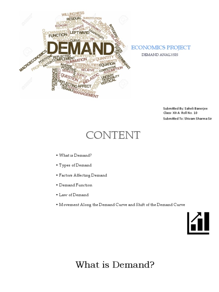 Economics Project | PDF | Supply And Demand | Demand Curve