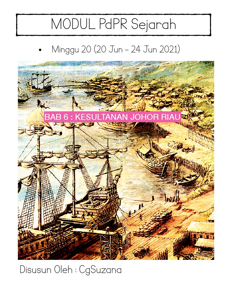 Sejarah Tingkatan 2 Bab 6 Pengasasan Kesultanan Johor Riau | PDF