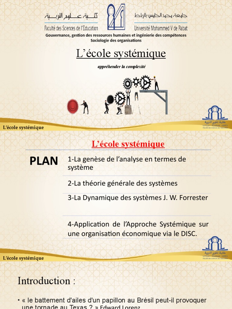 Approche Systémique et Complexité | PDF | Rétroaction positive | Complexité