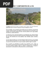 Definición de acera, calzada y berma | PDF | Peatonal | La carretera