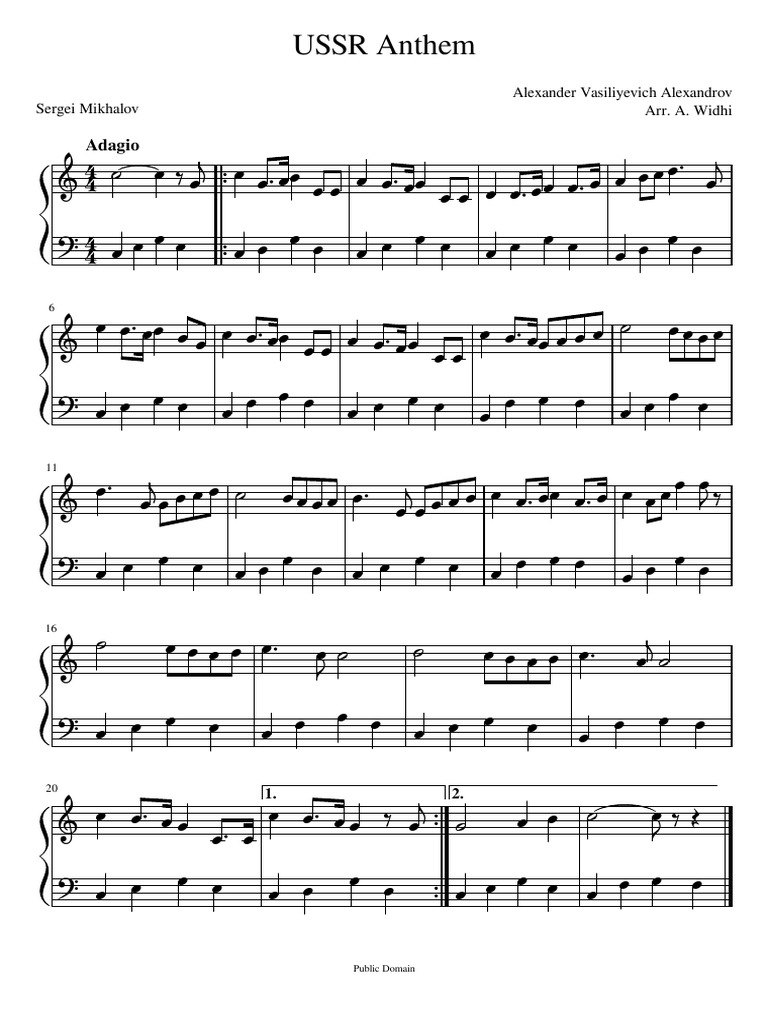 USSR Anthem | PDF