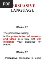 Key Features of Persuasive Texts | PDF | Word | Adjective