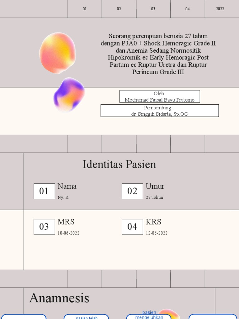 Laporan Kasus Obsgyn Ruptur Uretra Dan Perineum | PDF