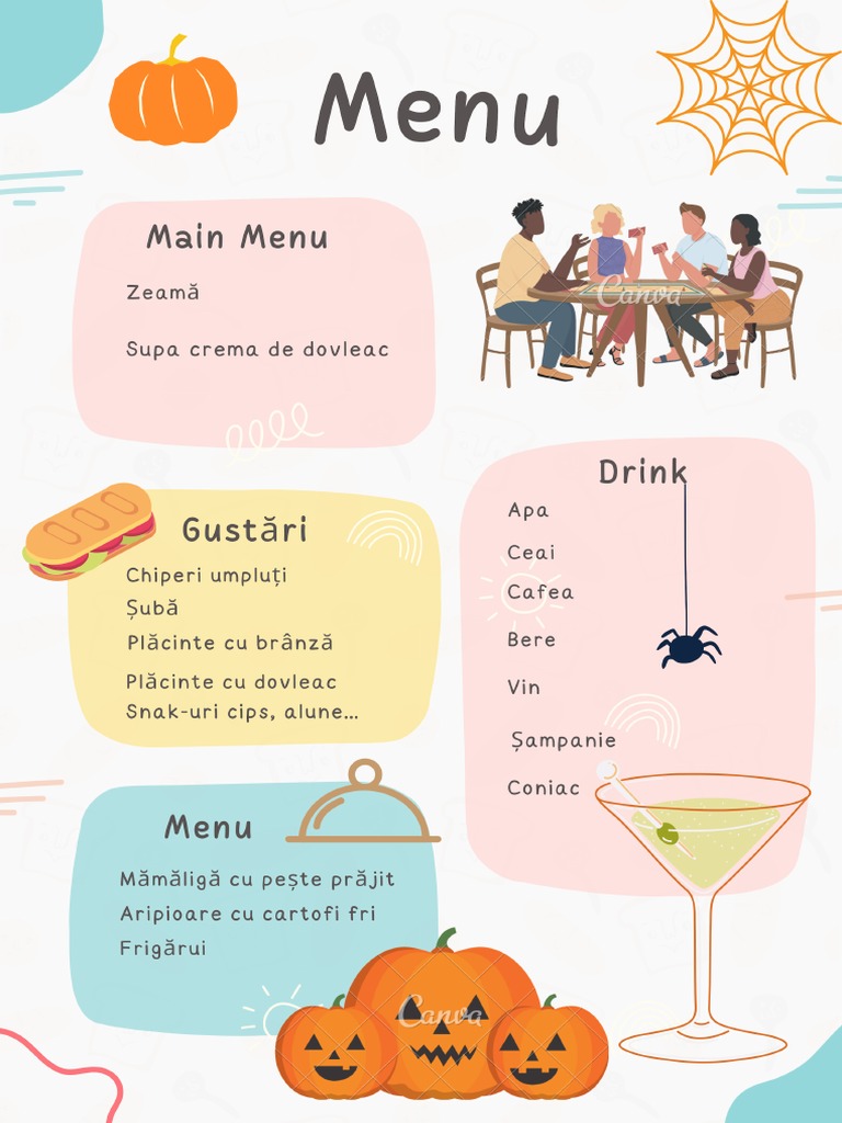 Colorful Simple and Cute Kids Menu | PDF