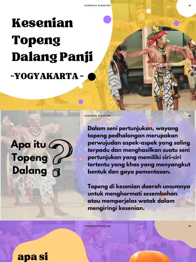 Topeng Panji Yogyakarta | PDF | Agama & Spiritualitas