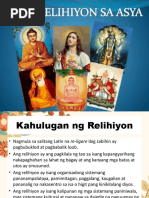 Aralin 4 - Relihiyon | PDF