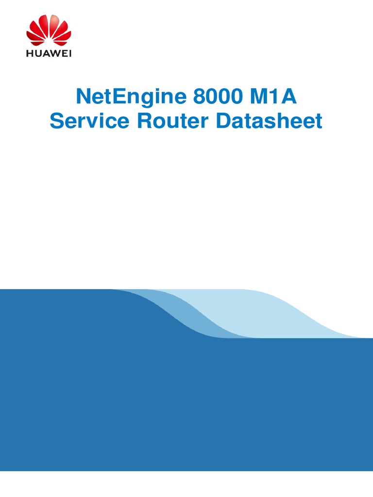 NetEngine 8000 M1A Service Router Data Sheet | PDF | I Pv6 | Computer ...