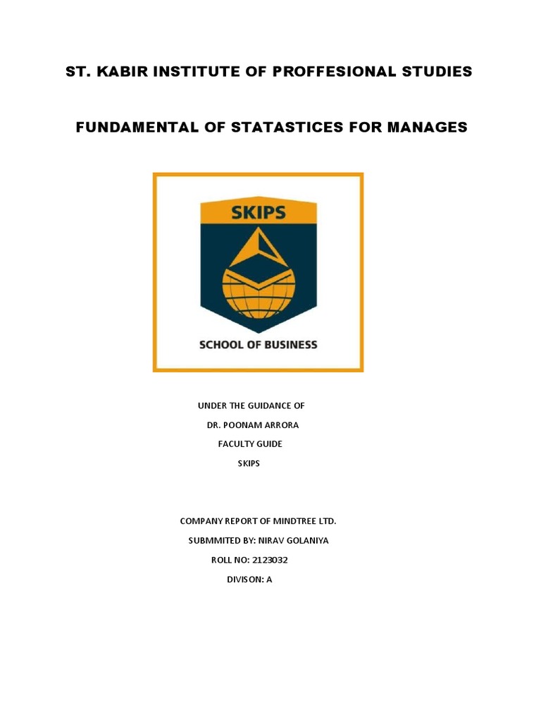 Mindtree Company PROJECT | PDF | Expense | Variance