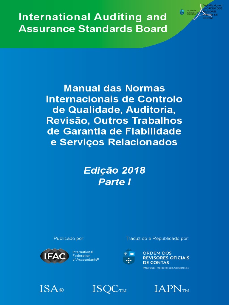 OROC - PT - Manual de Normas 1 - OROC - 2019 | PDF | Audit ...