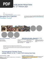 Kebijakan Penataan Ruang PP 21/2021 | PDF