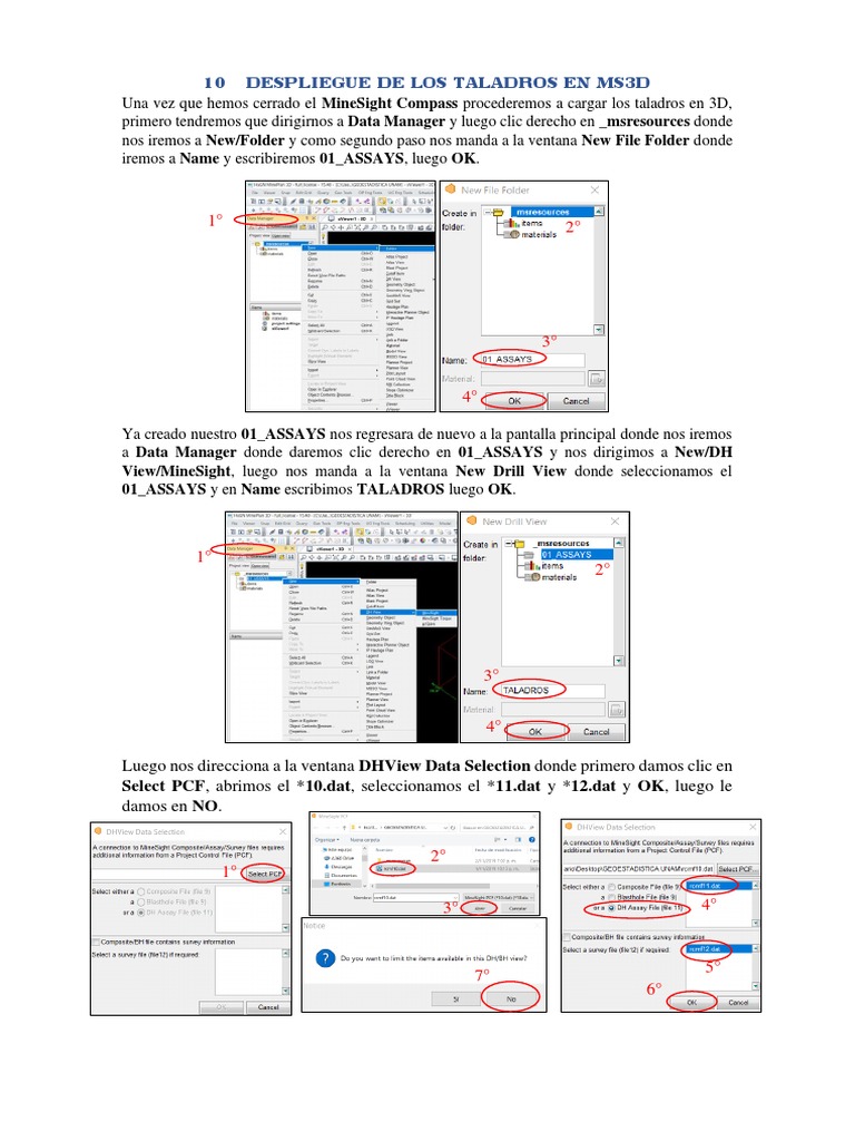 Tarea 04 Despliegue de Taladros | PDF