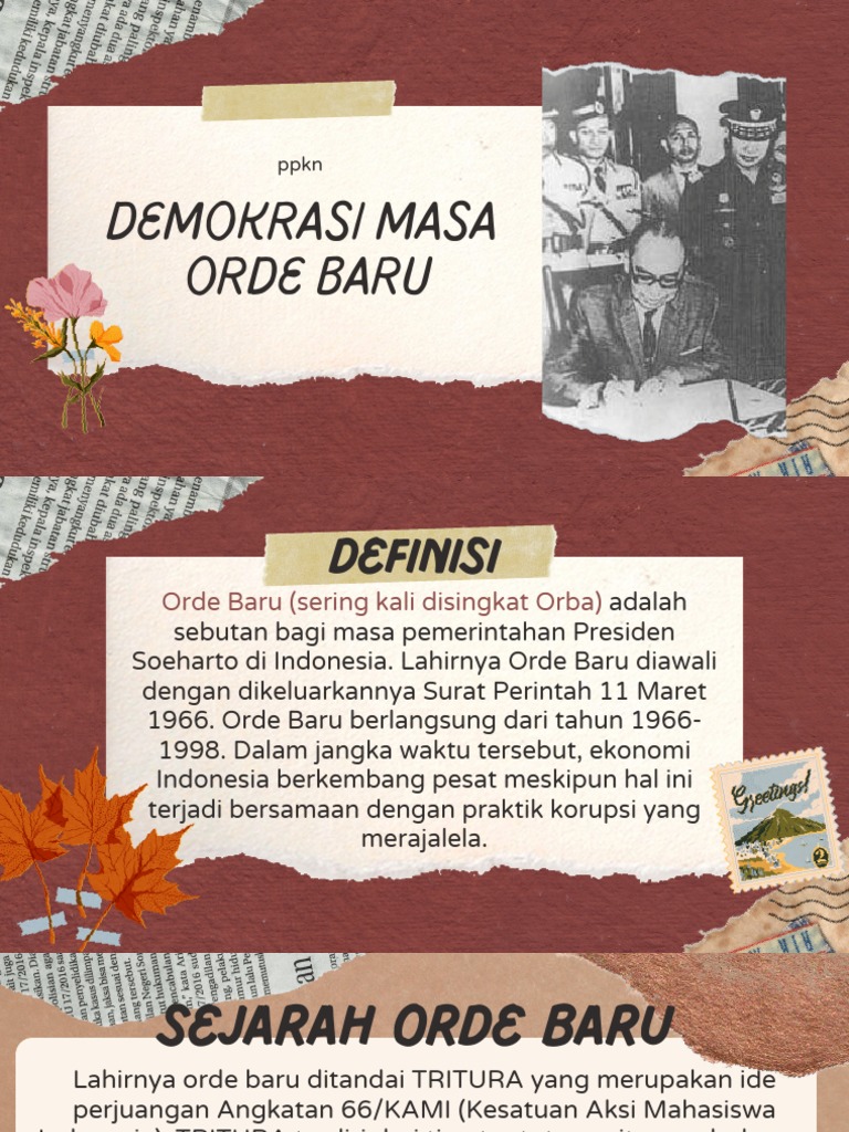 Brown Classic Scrapbook History Class Presentation | PDF