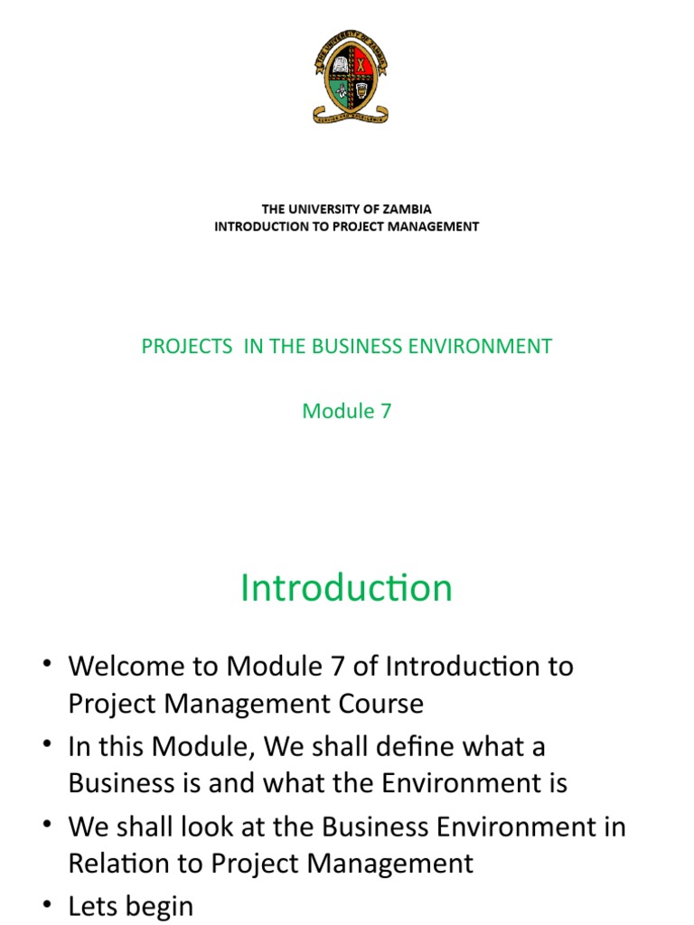 Module 7 - Project Business Environment | PDF | Business | Economies