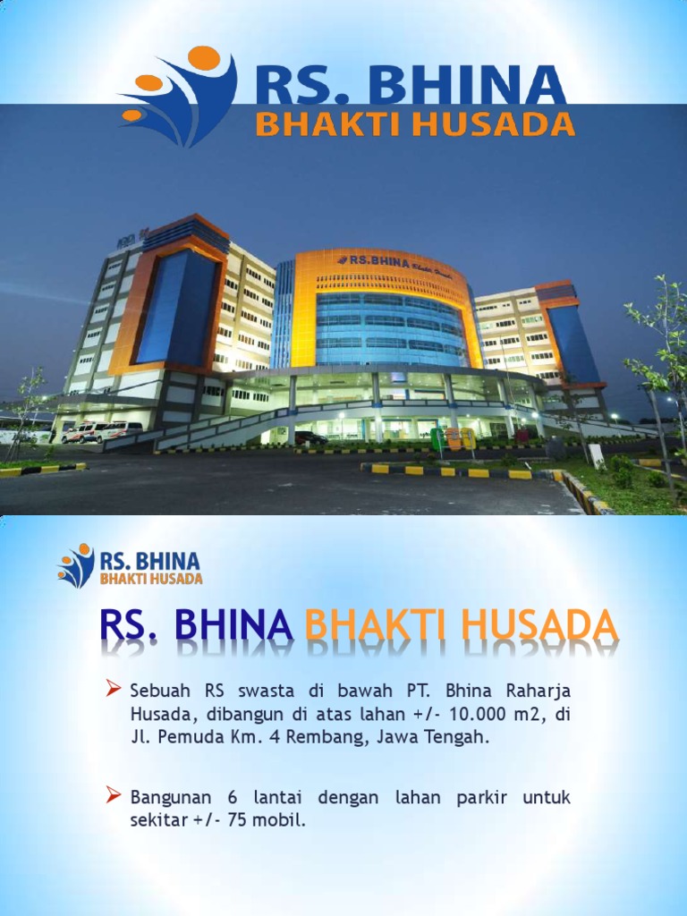 Company Profile Baru RS Bhina Bhakti Husada | PDF