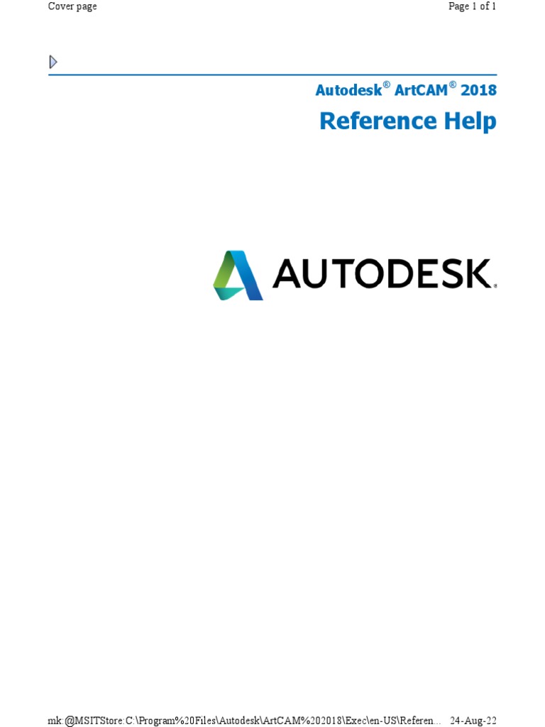 Artcam Reference Manual 2018 | PDF | Menu (Computing) | Icon (Computing)