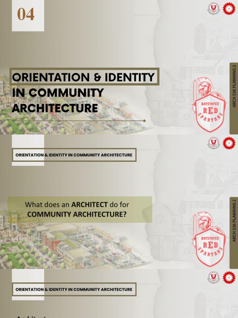 Topic 4 Orientation & Identity in Community Architecture | PDF ...