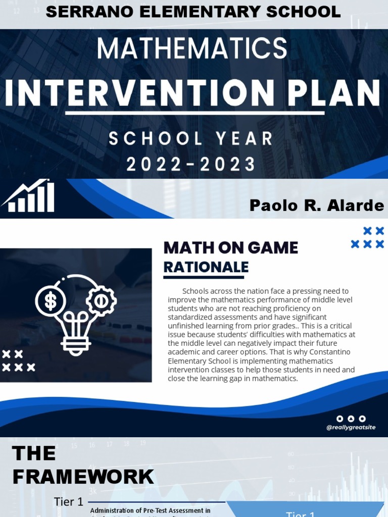 Math Intervention | PDF | Teaching | Pedagogy