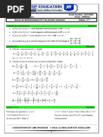 Composition Maths 4ème 2024-2025 | PDF