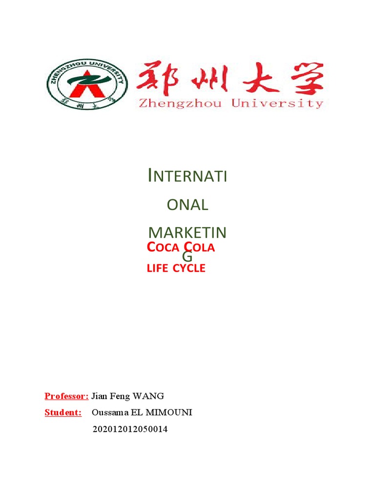 Coca Cola Research Paper | PDF | The Coca Cola Company | Coca Cola