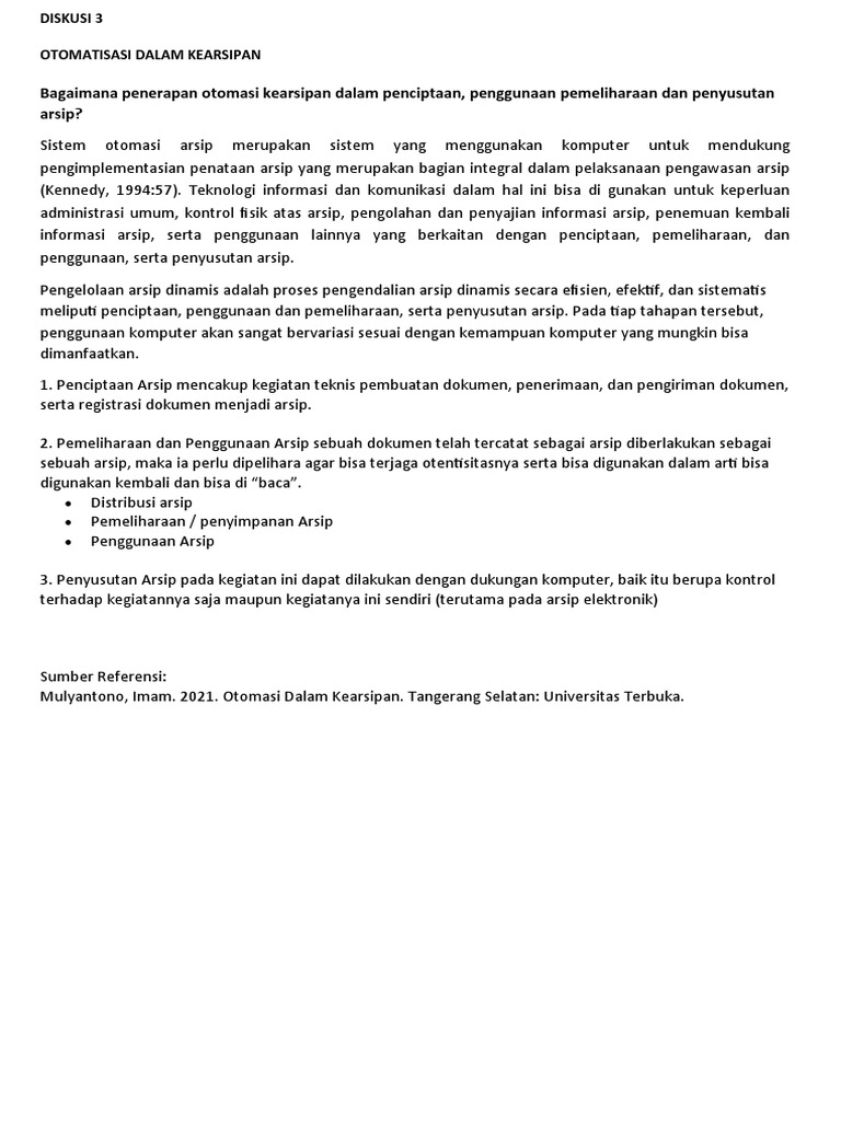 Diskusi 3 | PDF | Ilmu Sosial | Komputer
