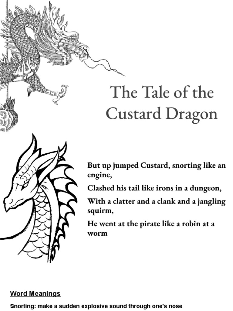 The Tale of The Custard Dragon | PDF