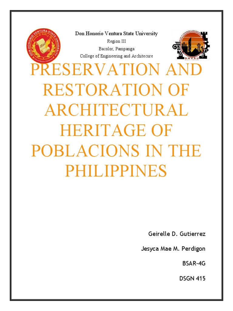 Preserving Philippine Architectural Heritage | PDF | Cultural Heritage ...