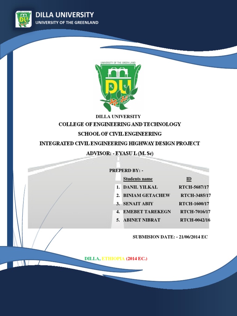 Highway Integraated Design Project | PDF | Transport | Road
