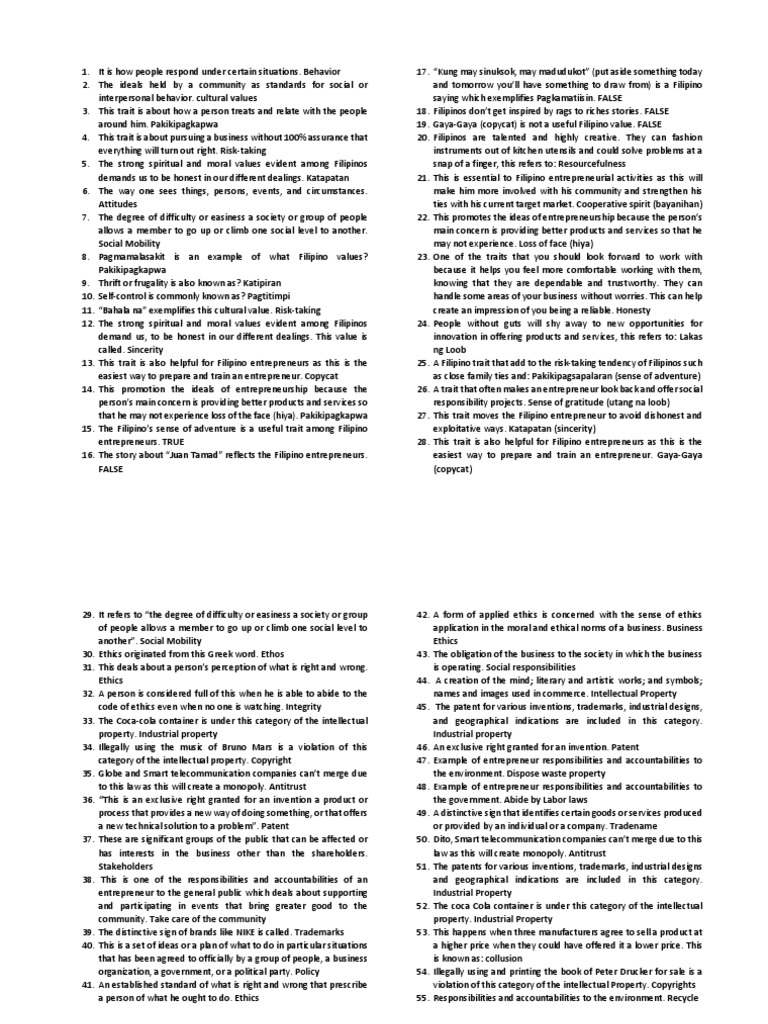 Ge11 Quiz 2ND Exam | Download Free PDF | Business