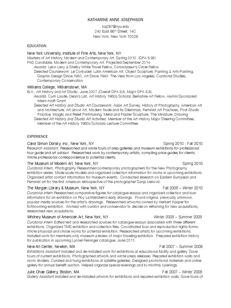 Professional CV For Symposia - February 2011 | PDF | Social Science ...