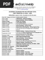 SMU Academic Calendar 2024-2025 | PDF | Jewish Holidays | Observances