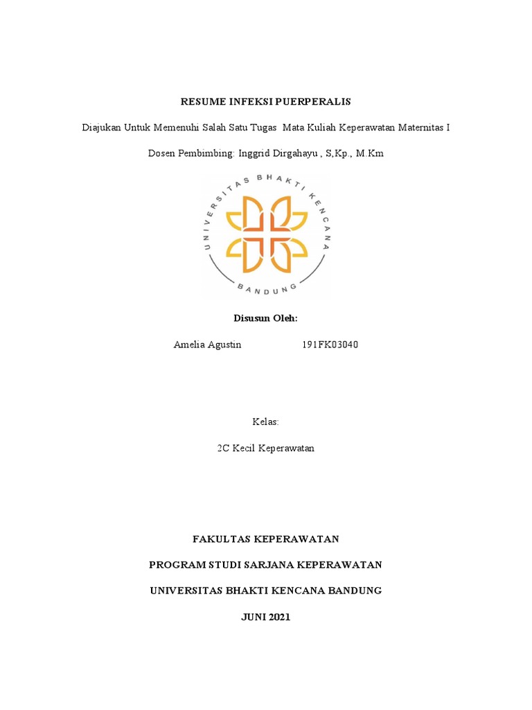 Asuhan Keperawatan Infeksi Puerperalis | PDF