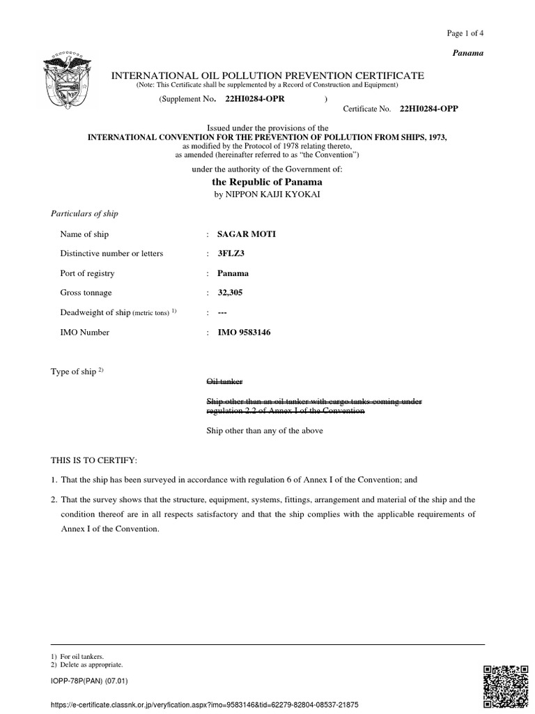 6 Iopp | PDF | Ships | Oil Tanker