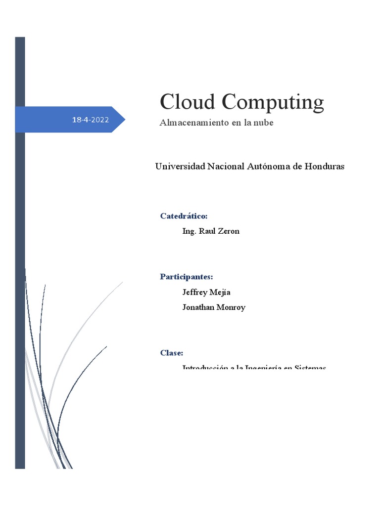Informe de Programacion | PDF | Computación en la nube | Internet