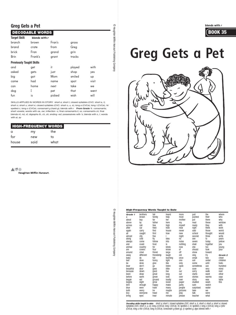 Blend It Books Grade2 Books 35 40 | PDF | Consonant | Syllable