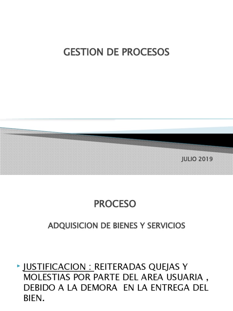 Gestion de Procesos - Final Igp | PDF | Logística | Economias