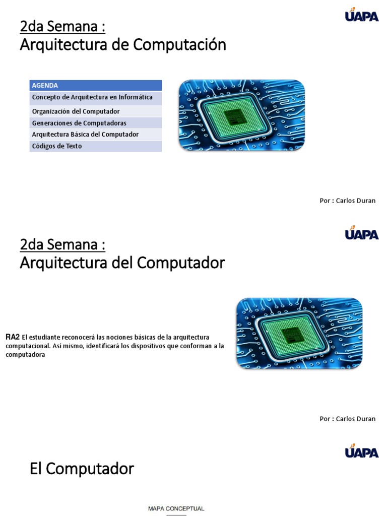Arq. Hardware (Semana 2) | PDF | Hardware de la computadora | Ascii