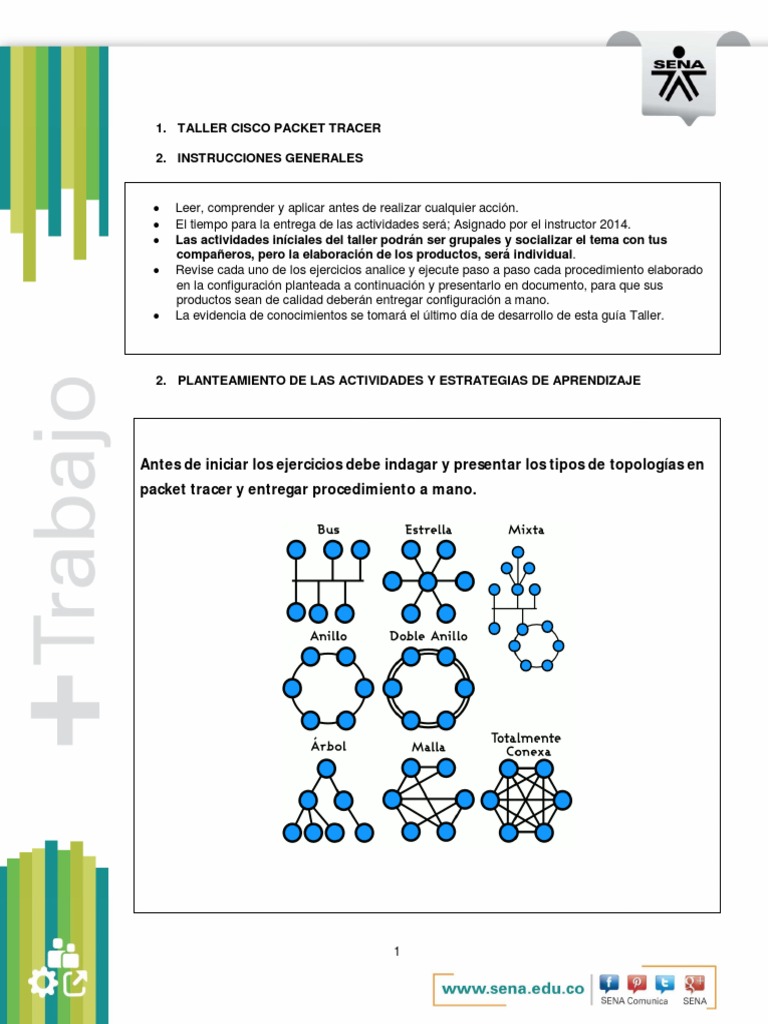 Cisco Packet Tracer Examen | PDF | Enrutador (Computación) | Dirección IP