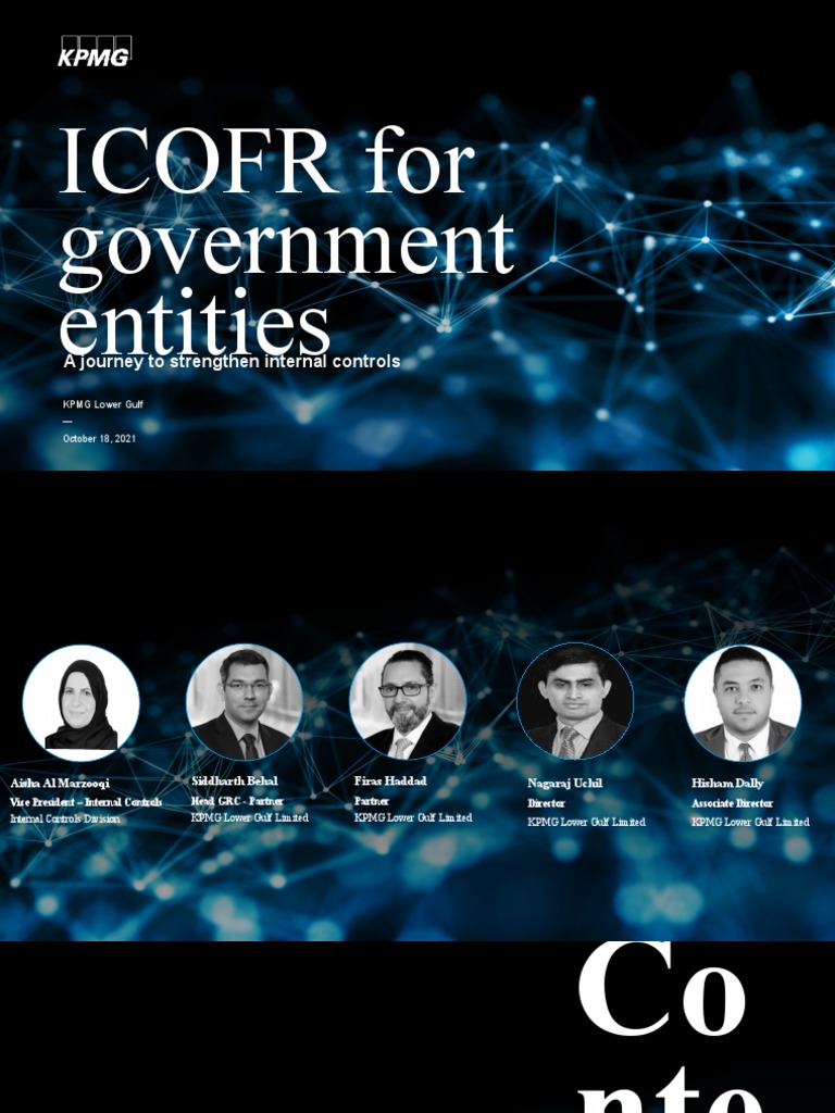 ICOFR Presentation 18 October 2021 | PDF | Internal Control | Audit