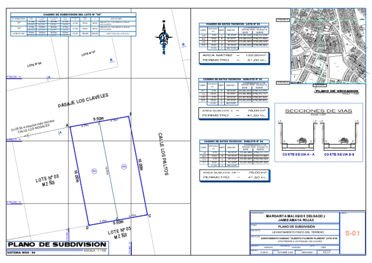 A2 PLANO SUBDIVISIÓN-Model | PDF