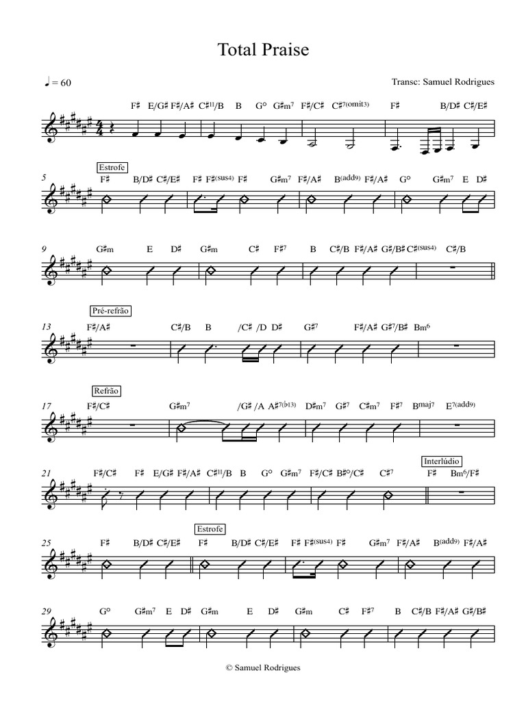 Total Praise - Base F# | PDF