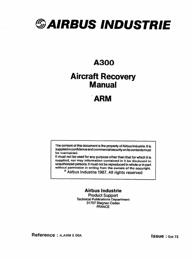 Xxi 3 Airbus H51 A30b o Arm R19 1may1998 | PDF | Landing Gear | Aircraft