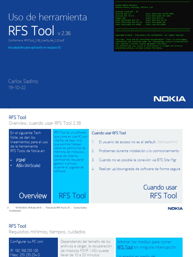 RFS Tool V 2.36 | PDF | Archivo de computadora | Edad de información