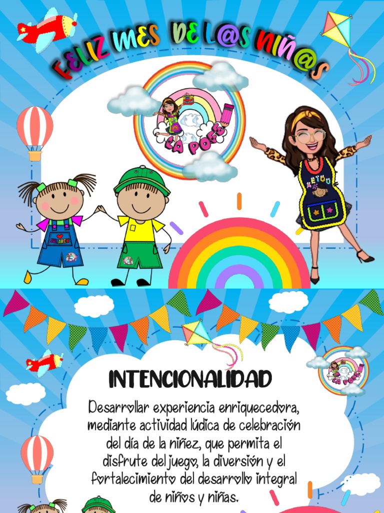 Regalo - Plan de Actividades para Celebrar El Dia Del Niño | PDF