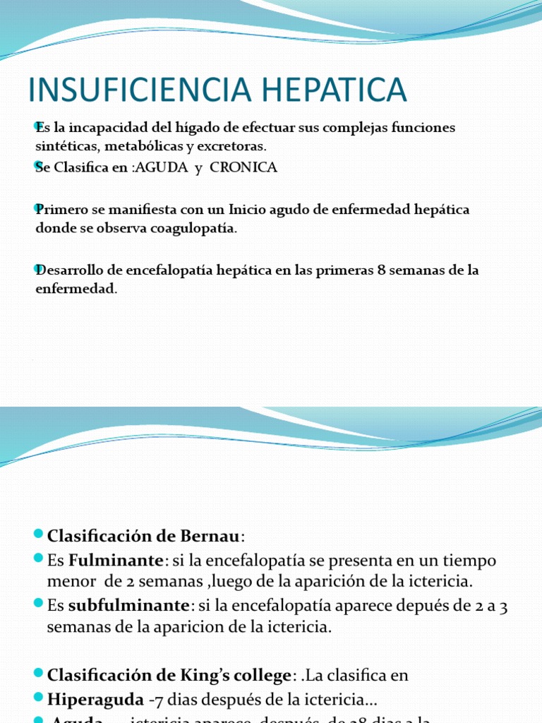 Insuficiencia Hepatica | PDF