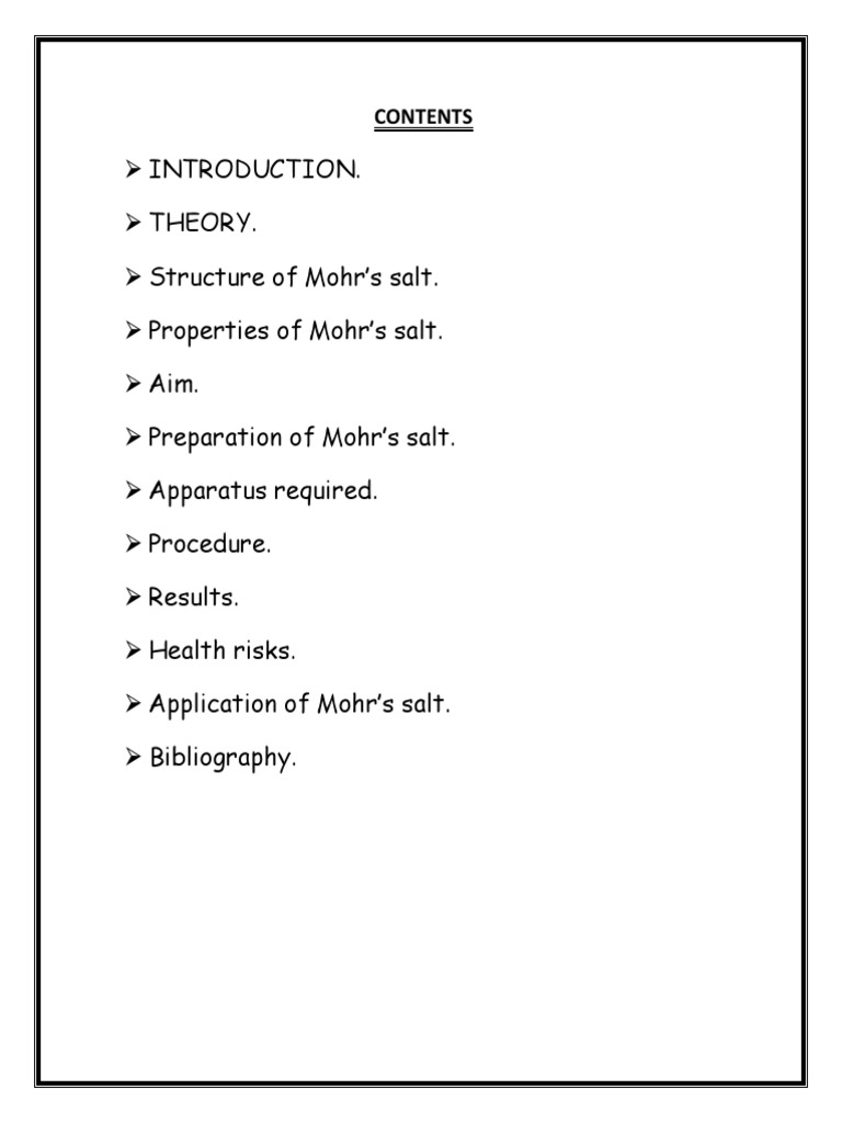 Mohr's Salt: Structure and Formula | PDF | Ammonium | Salt (Chemistry)
