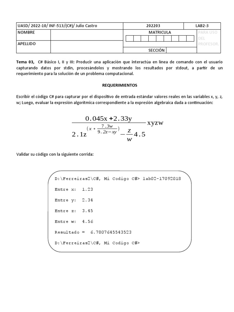 Inf513 202210 Lab02 03 | PDF