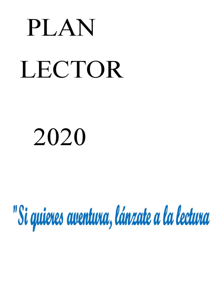 Pla Lector 2020 | PDF
